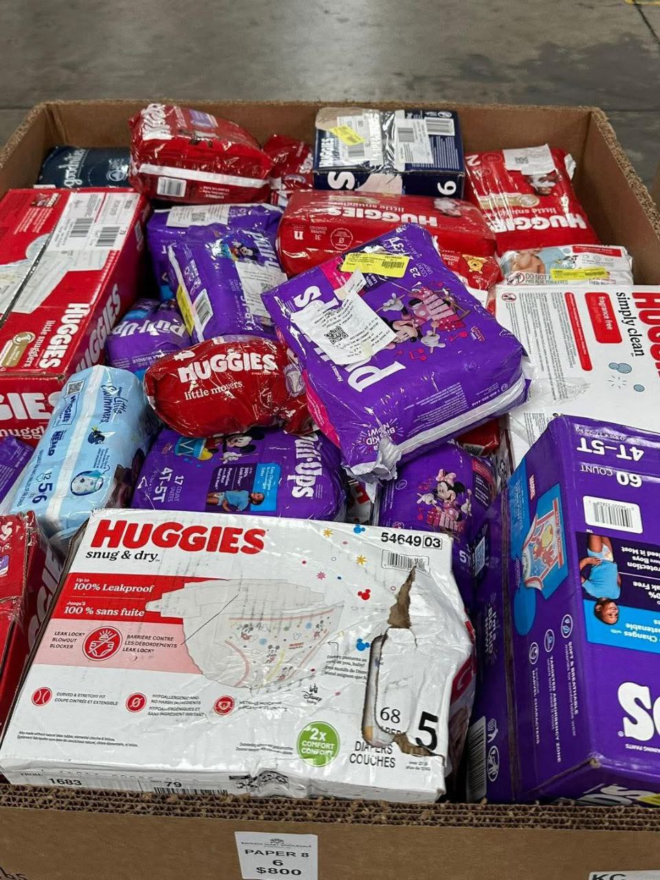 Buy Baby Diapers Wholesale Pallet | Largo Pallets LLC